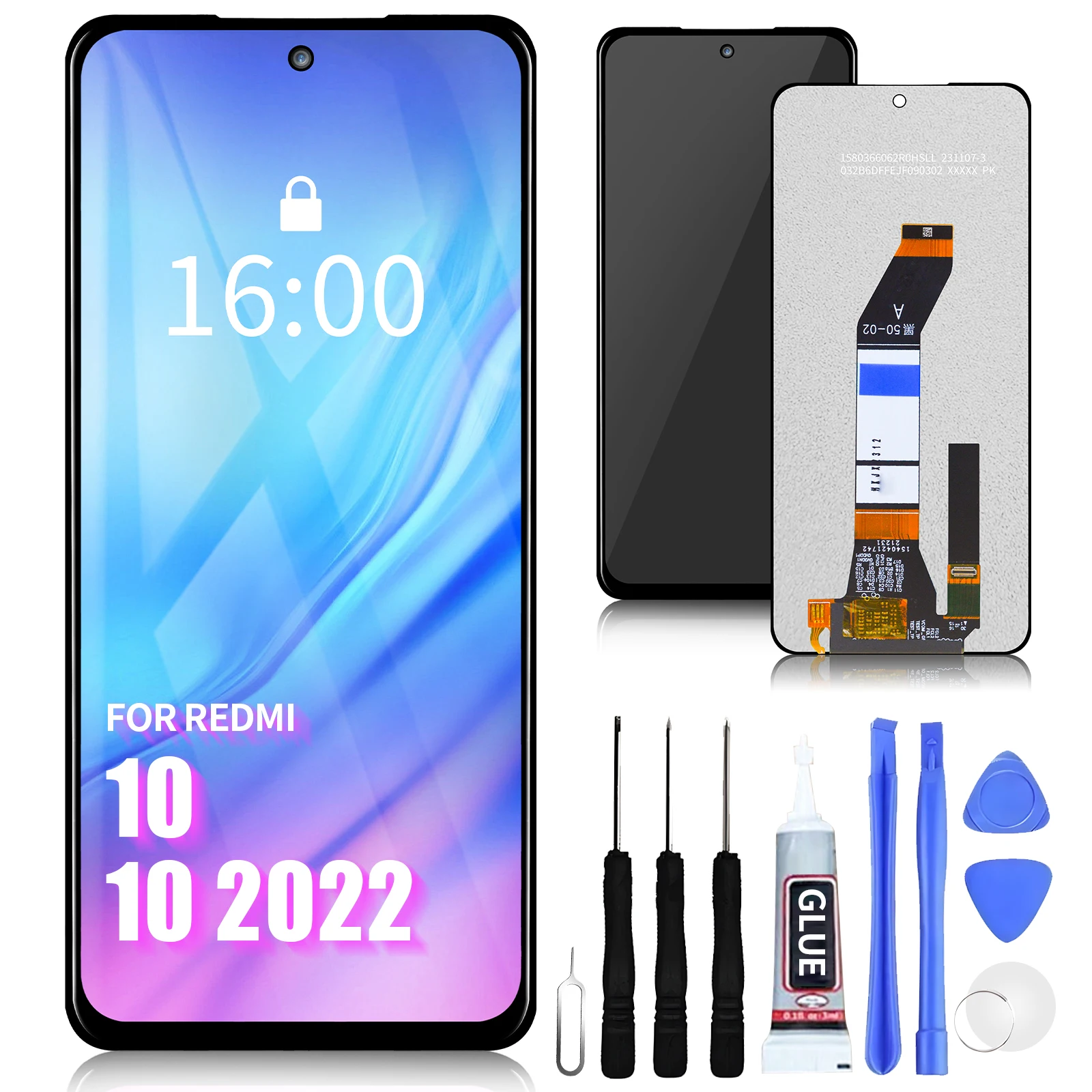 Pantalla-LCD-Original-de-6-53-pulgadas-para-Xiaomi-Redmi-10-montaje-de ...