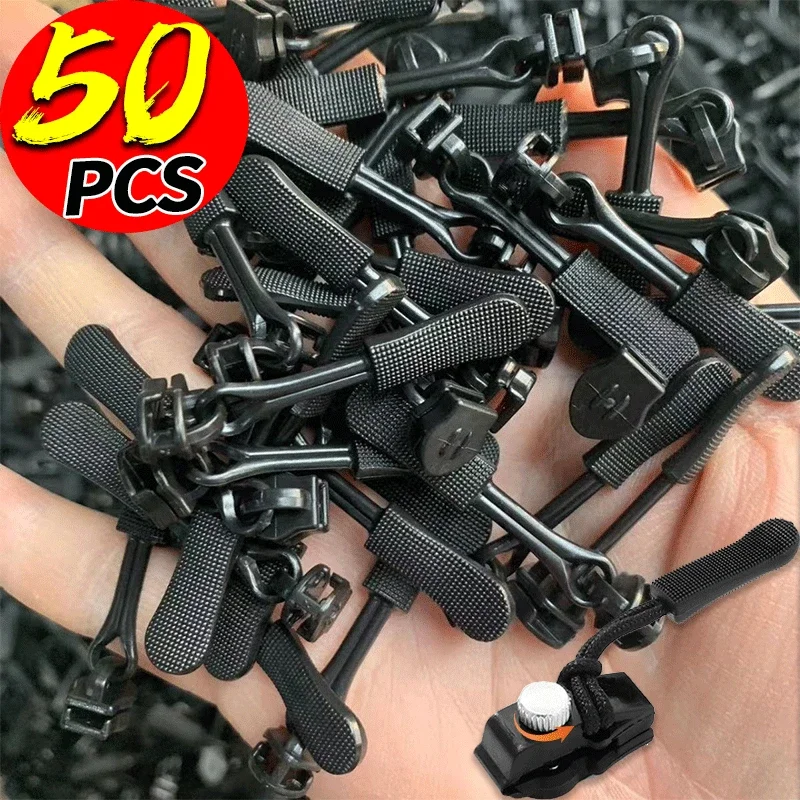 4-50PCS-Set-Instant-Zipper-Puller-Universal-Instant-Fix-Zipper-Repair ...
