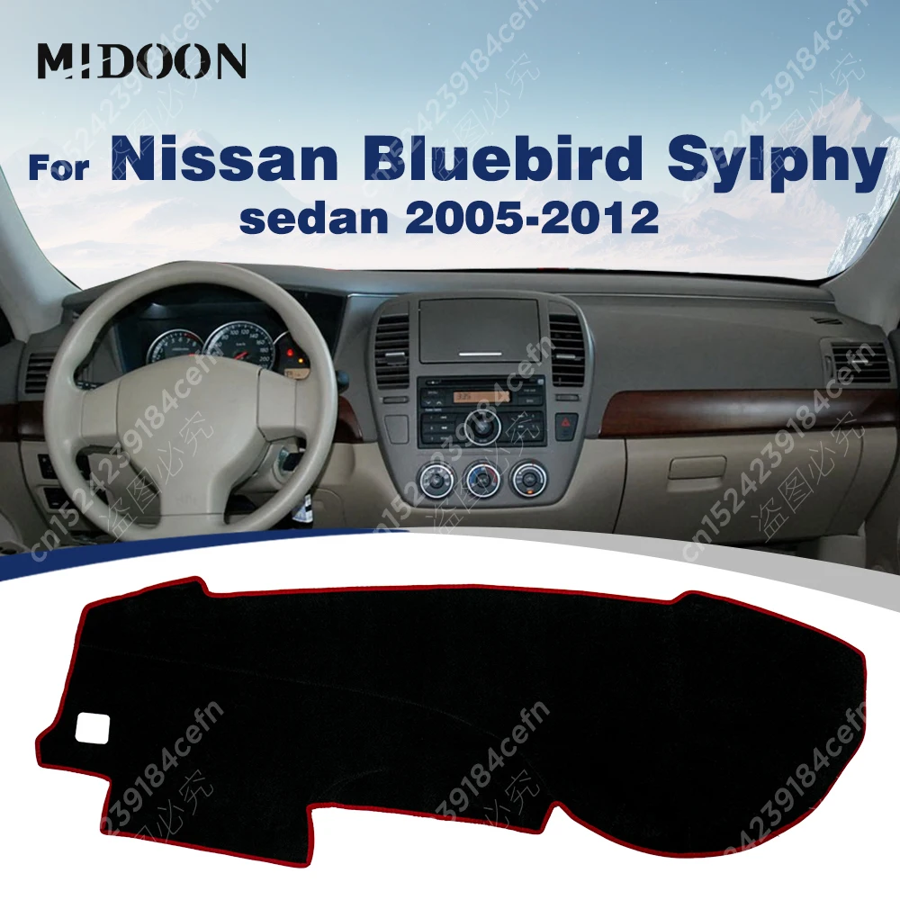 Car-Dashboard-Cover-For-Nissan-Bluebird-Sylphy-sedan-2005-2006-2007 ...