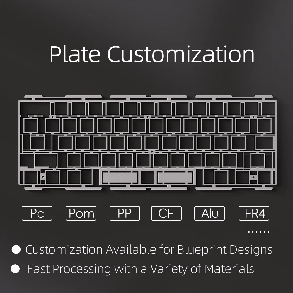 Personalized-CNC-Cut-Mechanical-Keyboard-Plates-Choose-from-FR4-POM-PC ...