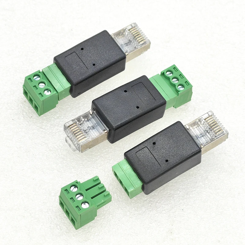 RJ45-to-845-Crystal-Terminal-Network-Connector-RS232-Serial-Port-485 ...