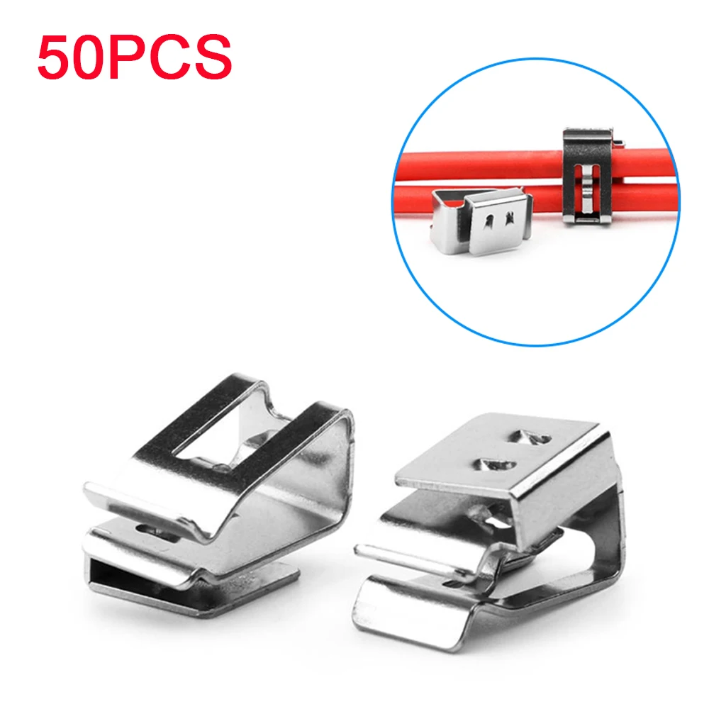 50PCS Solar Panel Cable Clips Solar Cable Clips Solar Kit PV Cable ...
