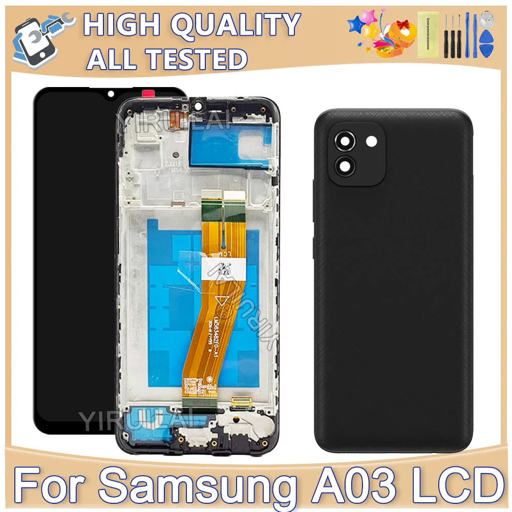 6.5" High Quality LCD Display For Samsung A03 A035 Touch Screen ...