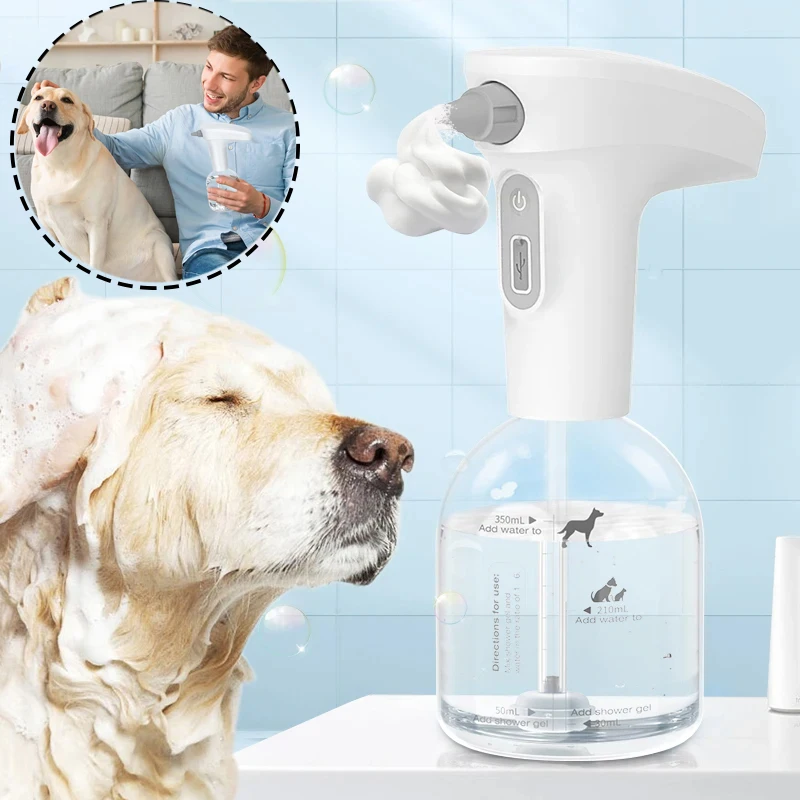 Automatic-Foam-Making-Machine-for-Pets-USB-Charging-Smart-Cat-and-Dog ...