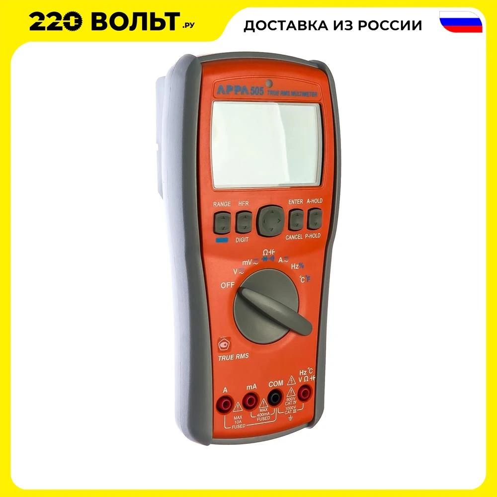 APPA multímetro 505 de voltaje CC/CA: 1000 V/1000 V, instrumentos de ...
