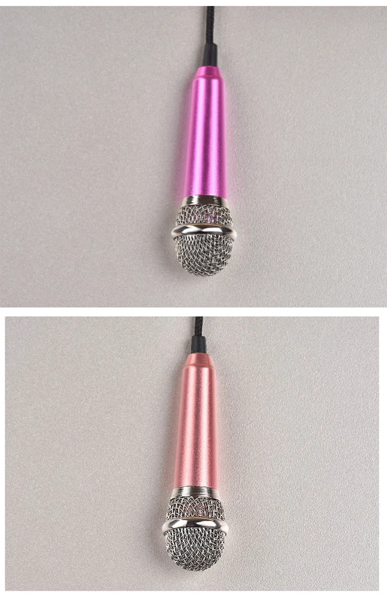 Mini microphone de karaoké portable,micro de studio stéréo,KTV ...