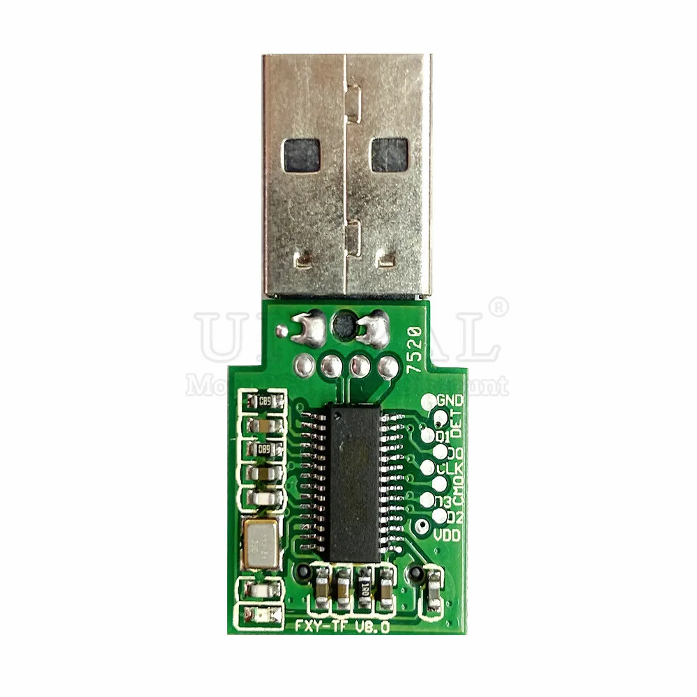 Au6438 Card Reader Emmc-isp Burning Programmer For Car Navigation Tv ...