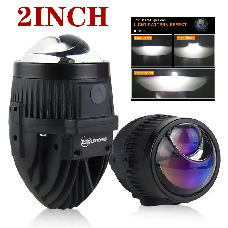 2inch-LED-Laser-Bi-Lens-Projector-Led-Bulbs-Automobile-Bi-Led-Headlight ...