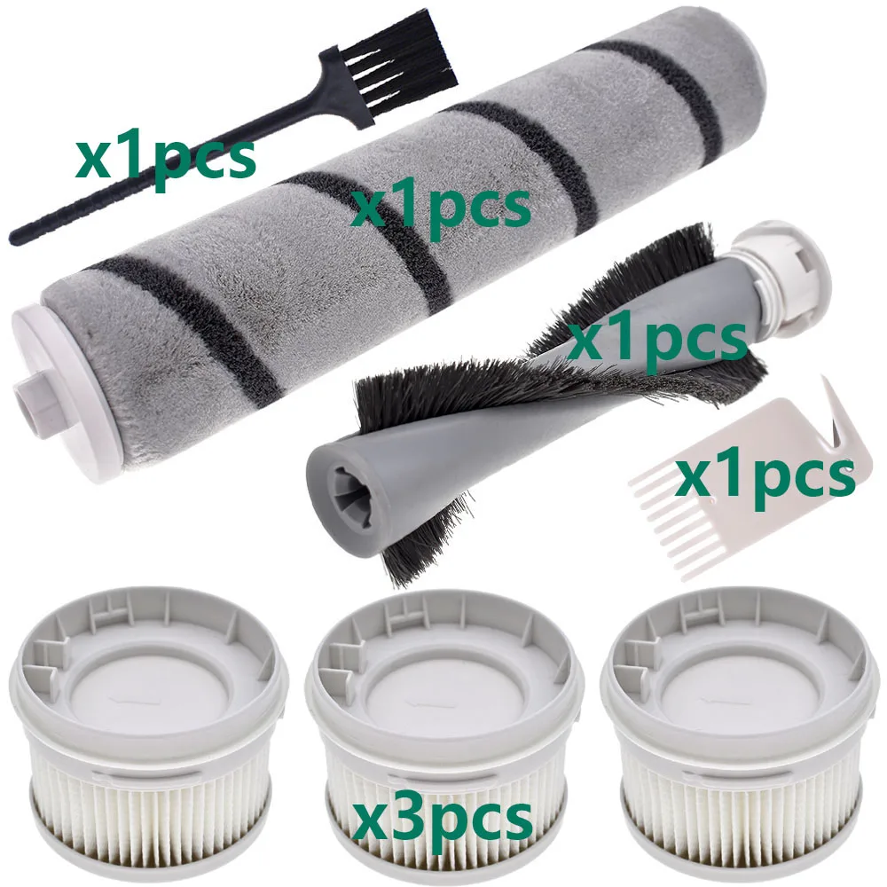 Hepa Filter Mite Removal Rolling Brush Replacement For Xiaomi Mijia 1c ...