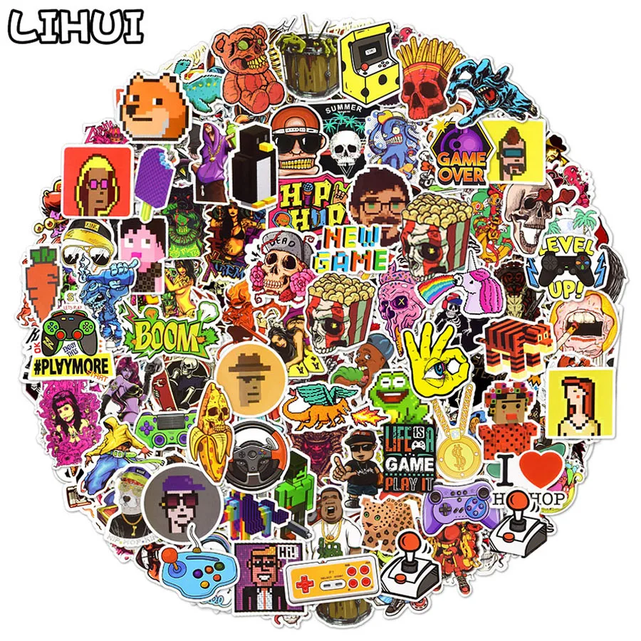 303-PCS-Game-Horror-Hip-Hop-Graffiti-Stickers-for-Laptop-Phone-Car-Bike ...