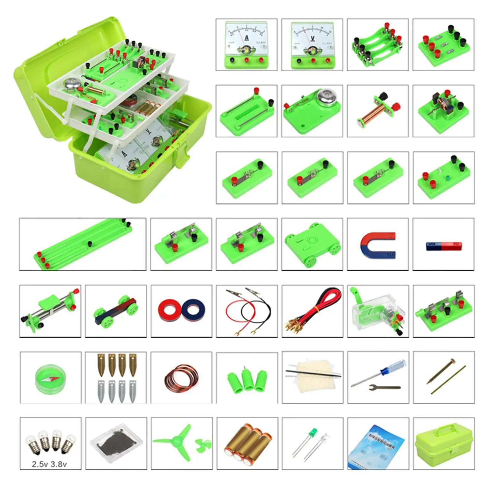 Portable-Science-Lab-Education-Kit-Physics-Electric-Circuit-Learning ...