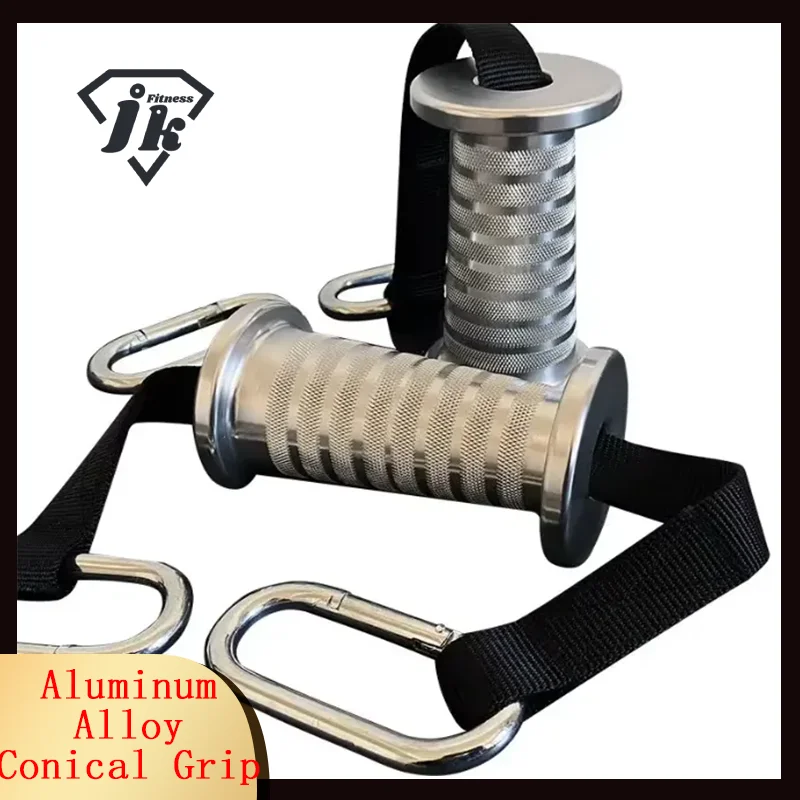 1 Pair Conical Rope Handles LAT Pulldown Attachments Comfort Grip ...