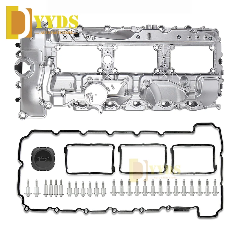 Aluminum-Valve-Cylinder-Head-Cover-W-Gasket-Bolts-11127570292-For-BMW ...