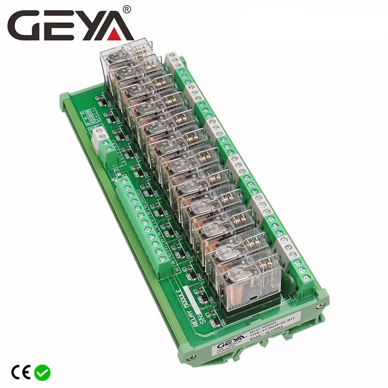 24v Relay Module Din Rail | Replaceable Relay Board | Din Rail Relay ...