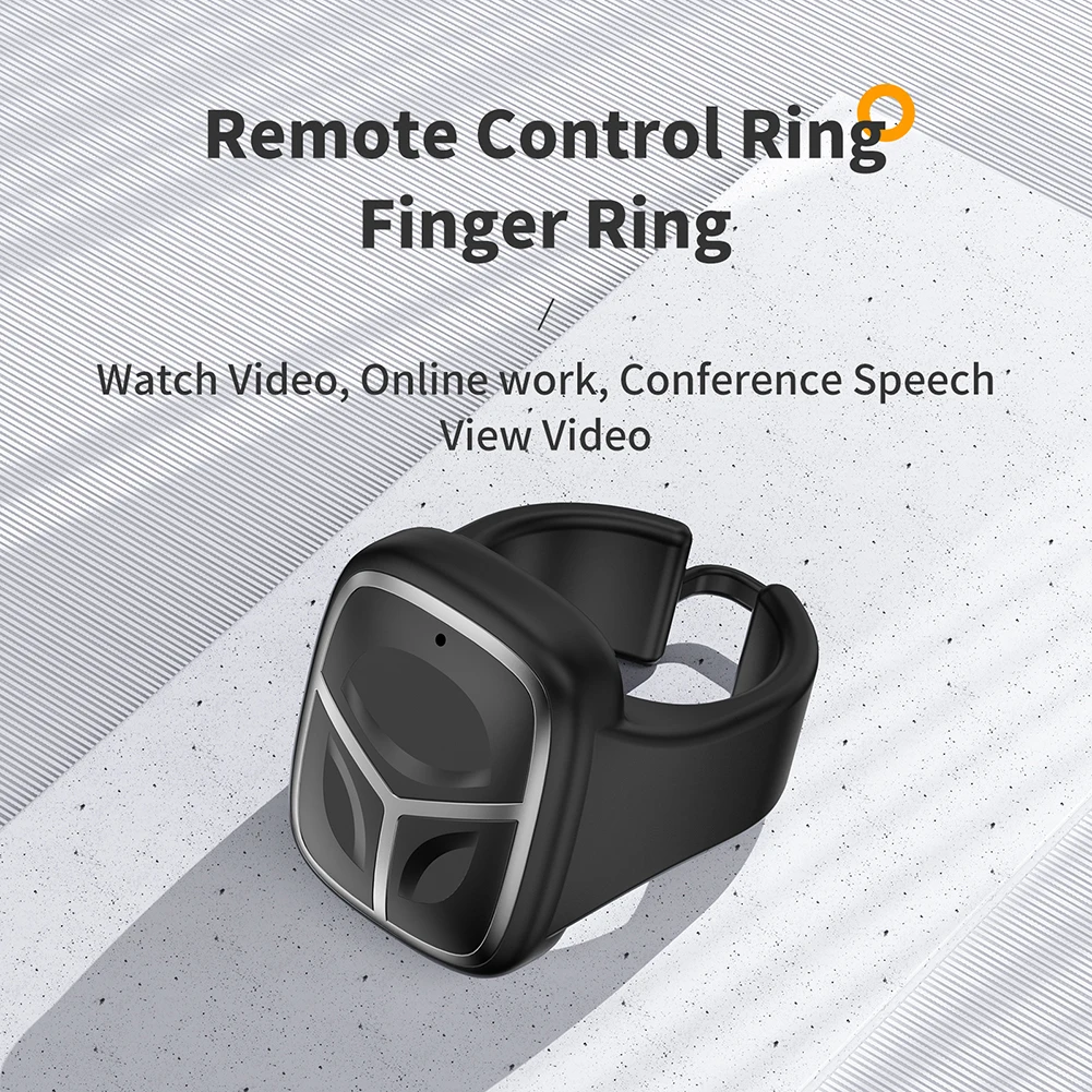 Wireless-Remote-Page-Turner-Finger-Ring-Magnetic-Charging-Mini ...