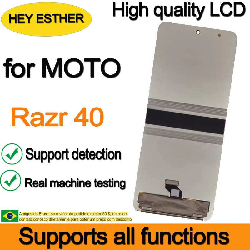 AMOLED deuxième LCD externe pour Motorola Razr 40 XT2323-2 écran ...
