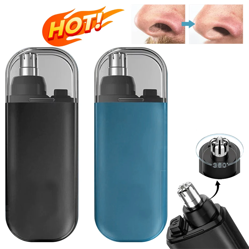 7000-RPM-Nose-Hair-Trimmer-USB-Charging-Dual-Edge-Blades-Electric ...