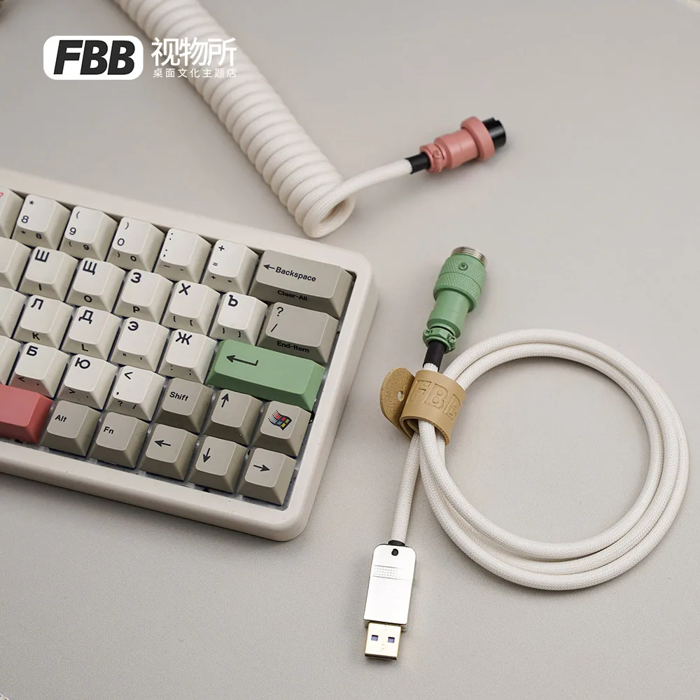 FBB-GMK-9009-Custom-coiled-Aviator-usb-cable-for-Mechanical-Keyboard ...