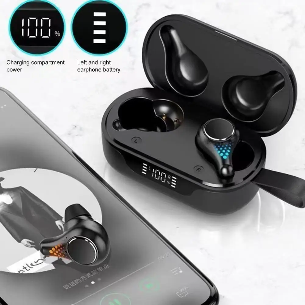 1-Pair-Useful-Earbuds-Earphone-Auto-Connect-Noise-Reduction-Fashion ...