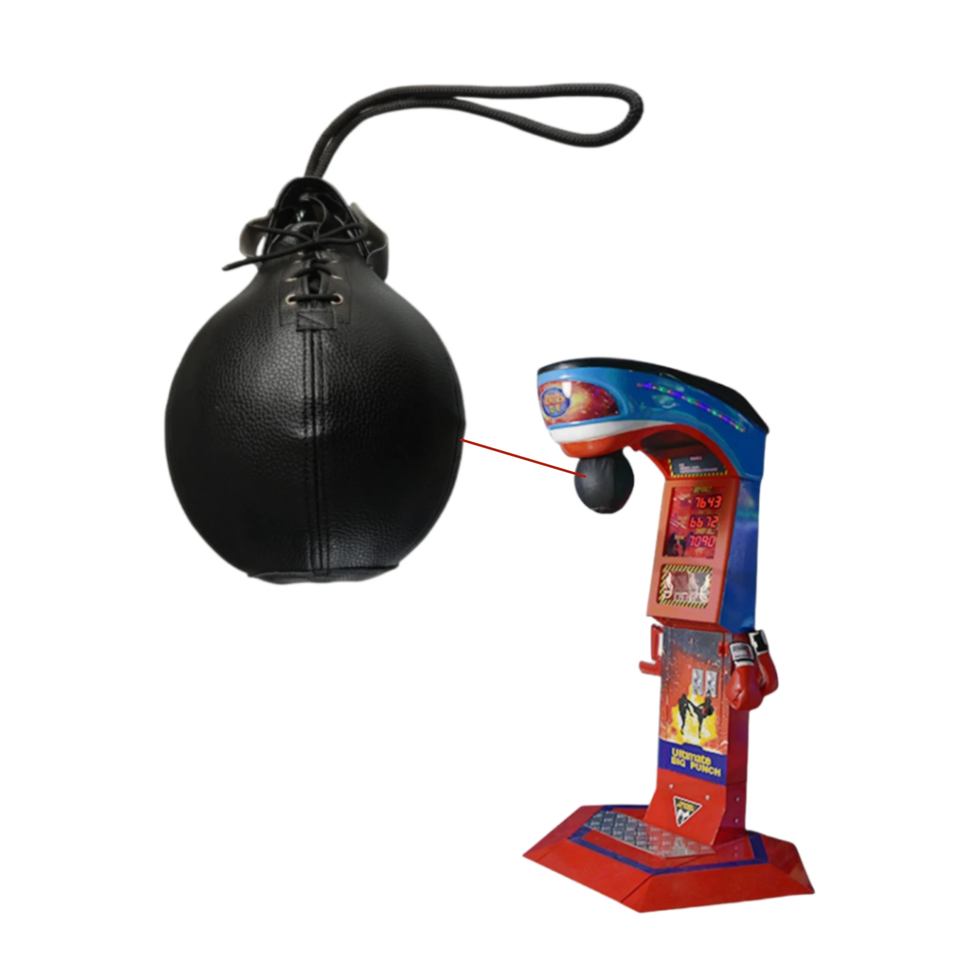 Street-Fighting-Boxer-Dragon-Boxing-Arcade-Game-Punching-Bag-Machine ...