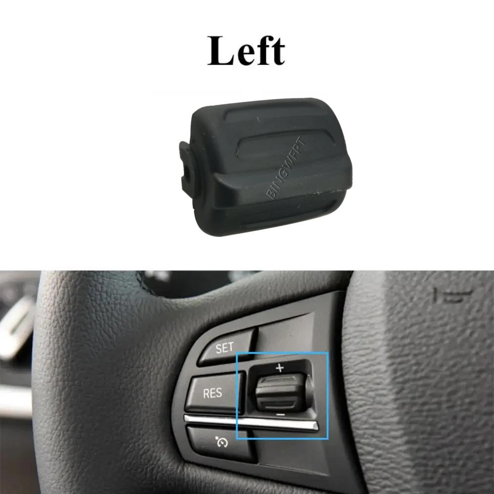 Black Car Multi-function Steering Wheel Control Button For BMW 1 2 X1 ...