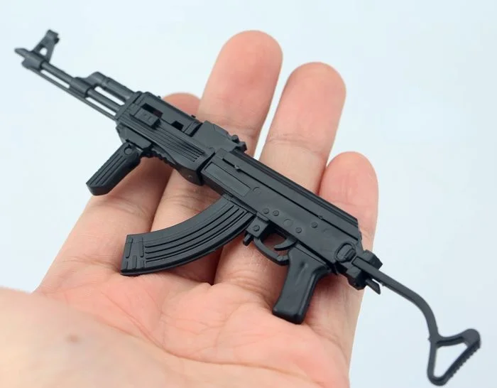 1-6th-Mini-Jigsaw-Puzzle-AK47-AKM-Assemble-Plastic-Gun-Model-Building ...
