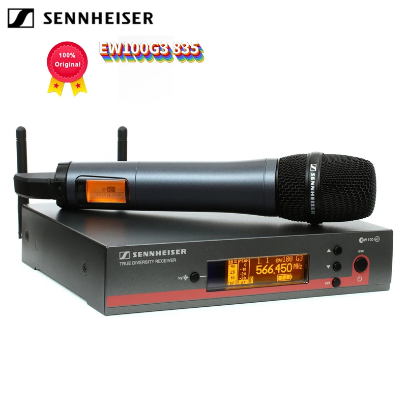SENNHEISER-micr-fono-de-mano-inal-mbrico-EW100G3-835-Suite-de-Karaoke ...