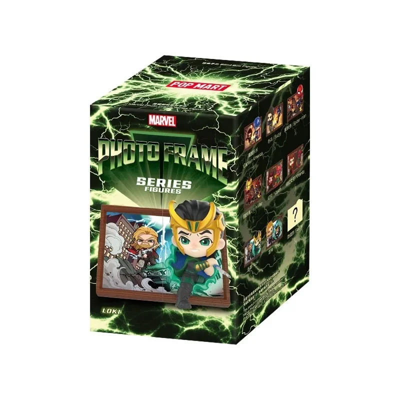 Marvel Photo Frame Series Blind Box Figure The Avengers Iron Man Spider ...