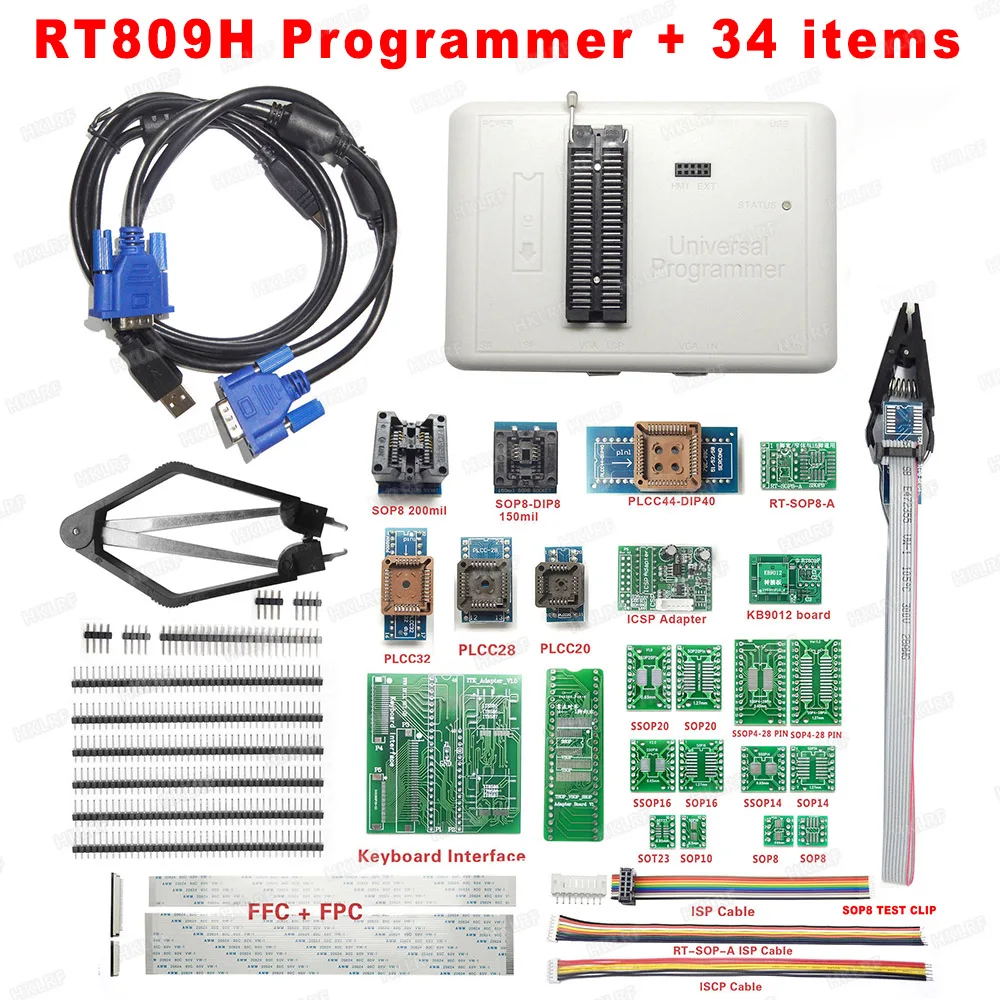 Programador-Universal-100-Original-RT809H-dispositivo-de-programaci-n-de-FLASH-emmc-nand-con-34 ...