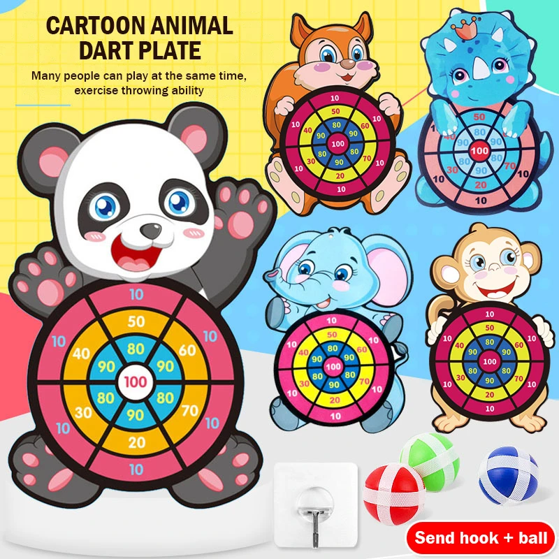 Dart Board Toys For Children Safe Throwing Target Games Indoor Outdoor ...