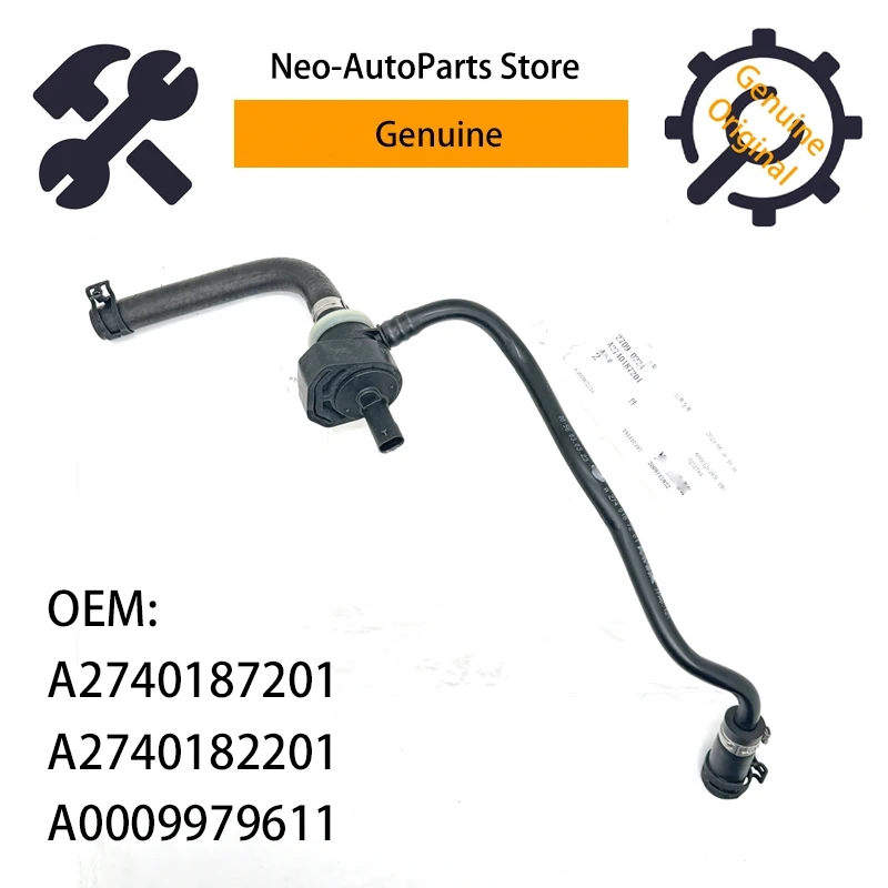 A2740187201-Genuine-Engine-Breathing-Vent-Pipe-Line-For-Mercedes-Benz-C ...