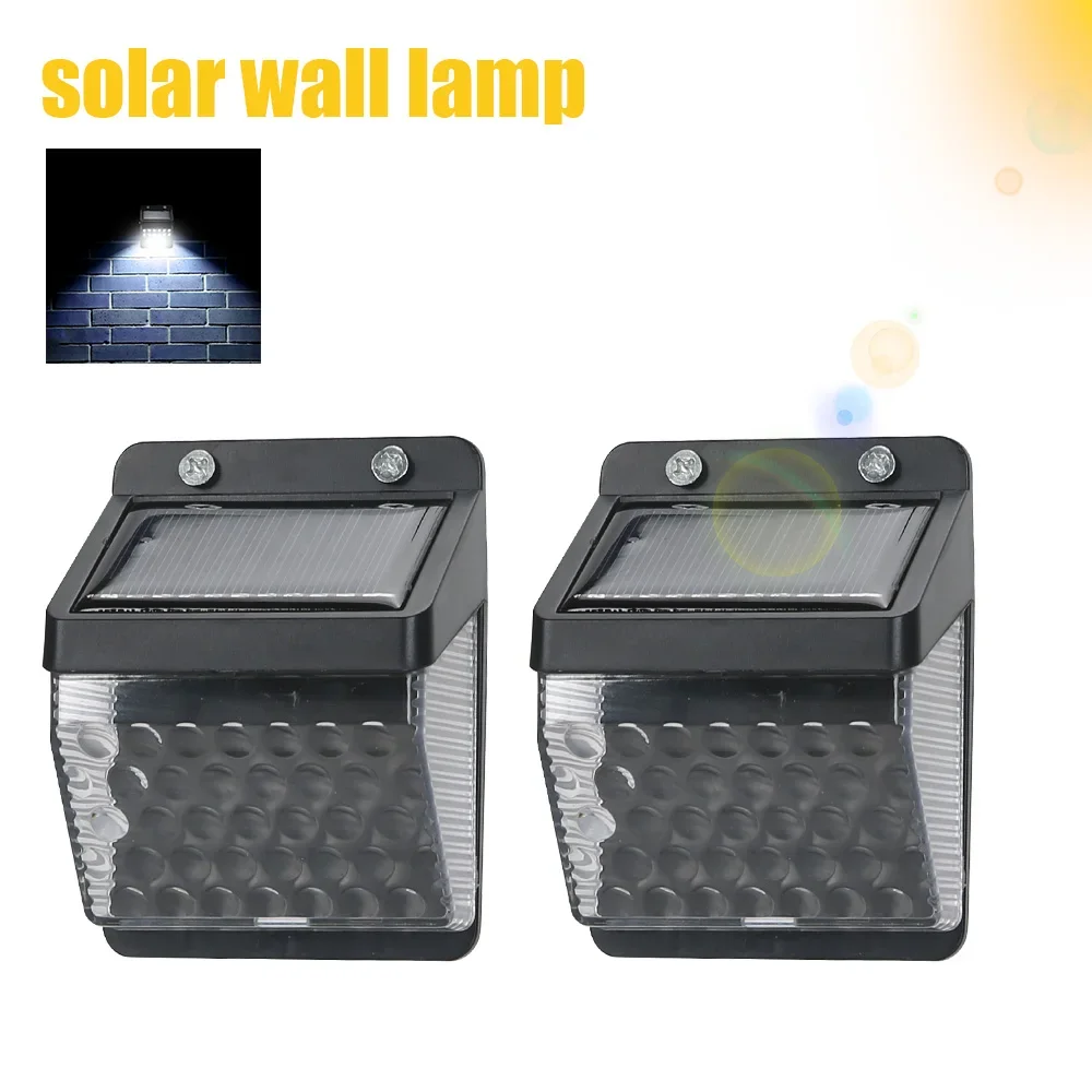 Outdoor-Mini-Solar-LED-Wall-Lamp-With-Light-Sensor-Household-Waterproof ...