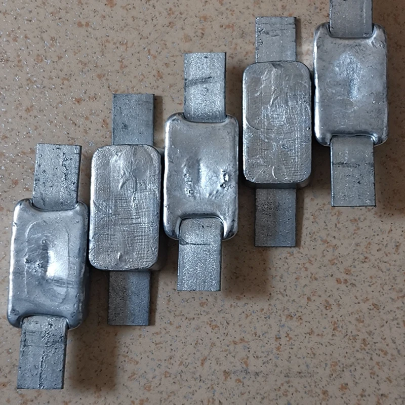 0.5kg 1kg Welded marine zinc block zinc anode anti-corrosion zinc alloy ...
