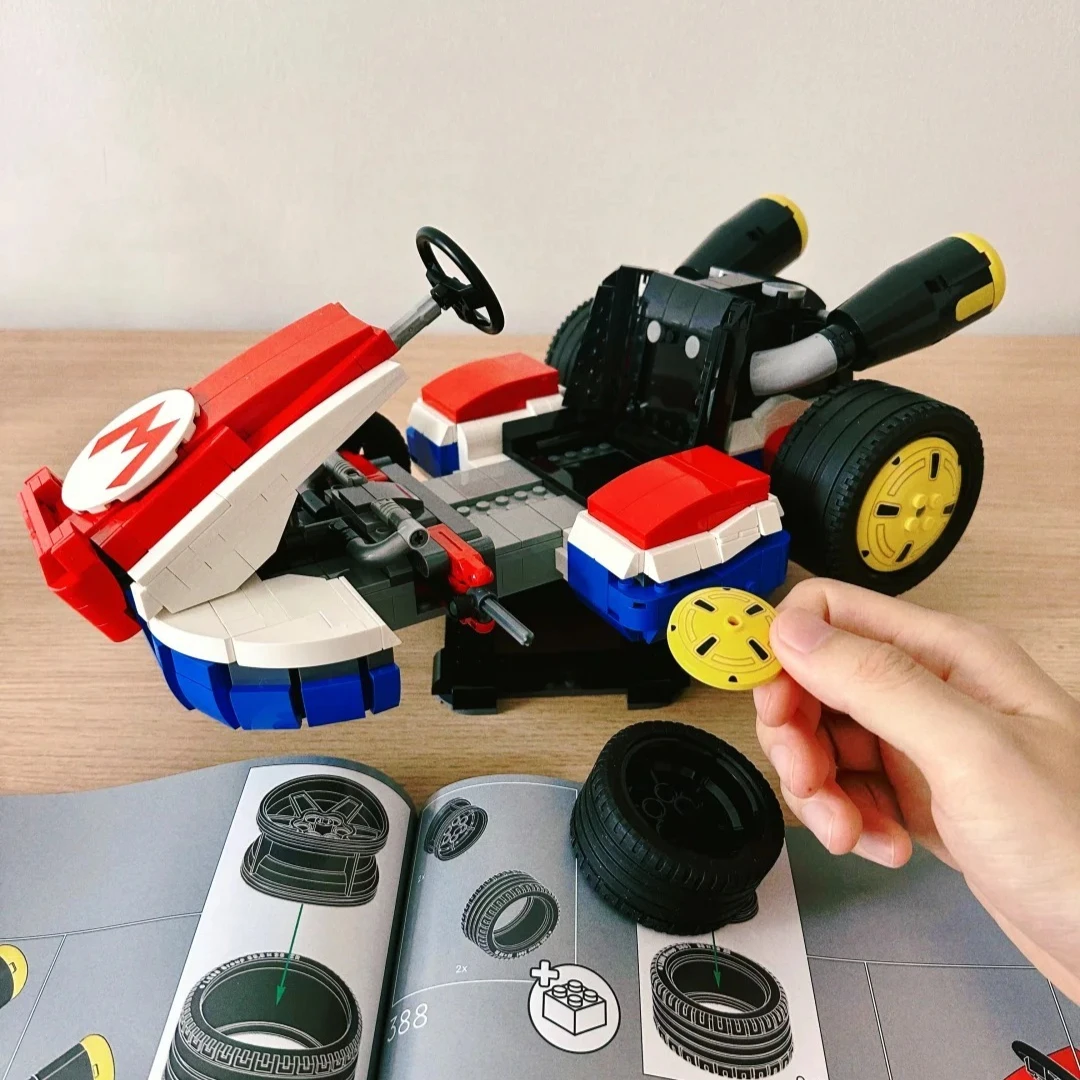 Kart Classic Game Racing Car Model Building Blocks Sets Compatible With ...
