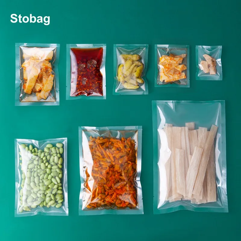 StoBag-100pcs-Transparent-Seasoning-Sealed-Packaging-Bags-Small-Soup-Liquid-Plastic-Storage ...