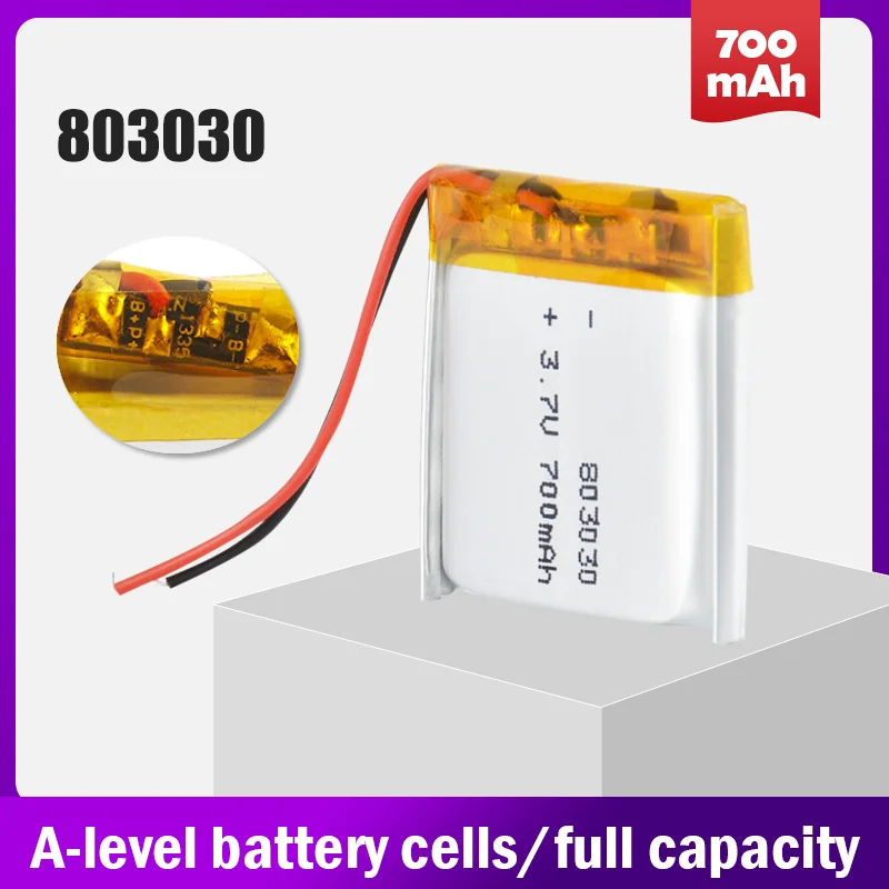 803030-753030-700mAh-3-7V-Rechargeable-Lithium-Polymer-Batteries-For ...