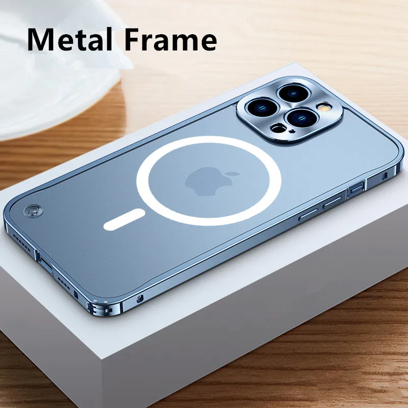 Luxury-Aluminium-Alloy-Metal-Frame-Cases-for-iPhone-14-13-12-Pro-Max-13 ...