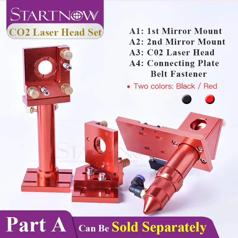 Startnow-CO2-Laser-Head-Set-Mirror-Focus-Lens-Integrative-Fixture-Mount ...
