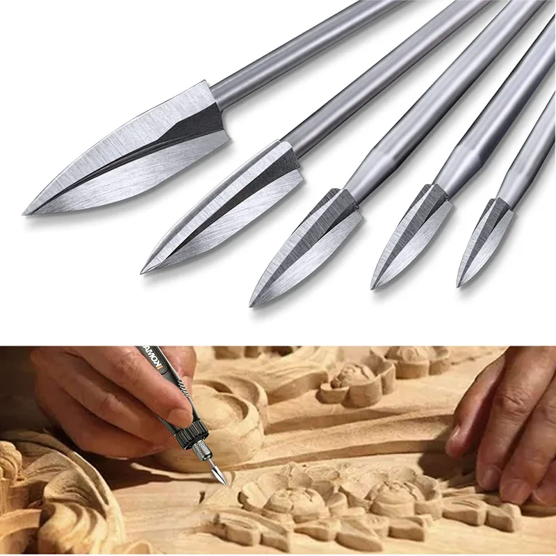 5Pcs-Wood-Carving-and-Engraving-Drill-Bit-Set-Engraving-Drill ...