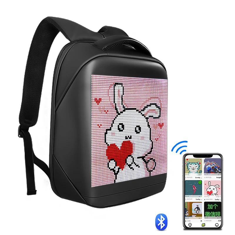 LED-Advertising-Display-Backpack-Outdoor-Walking-School-Bag-Full-Color ...