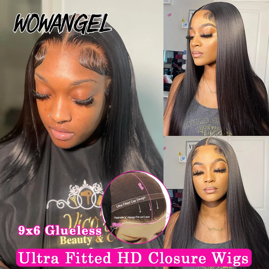 WowAngel-Pre-Cut-Ultra-Fitted-9x6-HD-Lace-Closure-Glueless-Wigs-Ready ...