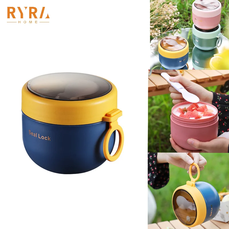 Portable-Stainless-Steel-Soup-Cup-Lunch-Box-Food-Containers-Cute-Shape ...