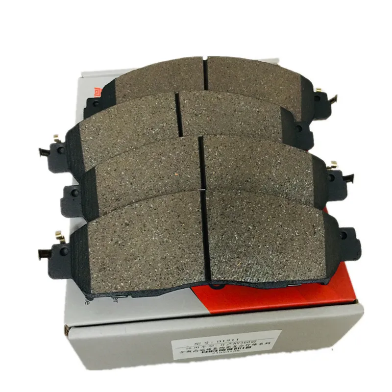 Pastilla de freno de cerámica delantera D1911, 4 unids/set, para NISSAN NAVARA plataforma/chasis ...