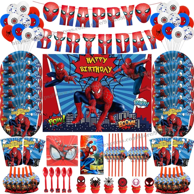 Spider Man Birthday Party Supplies