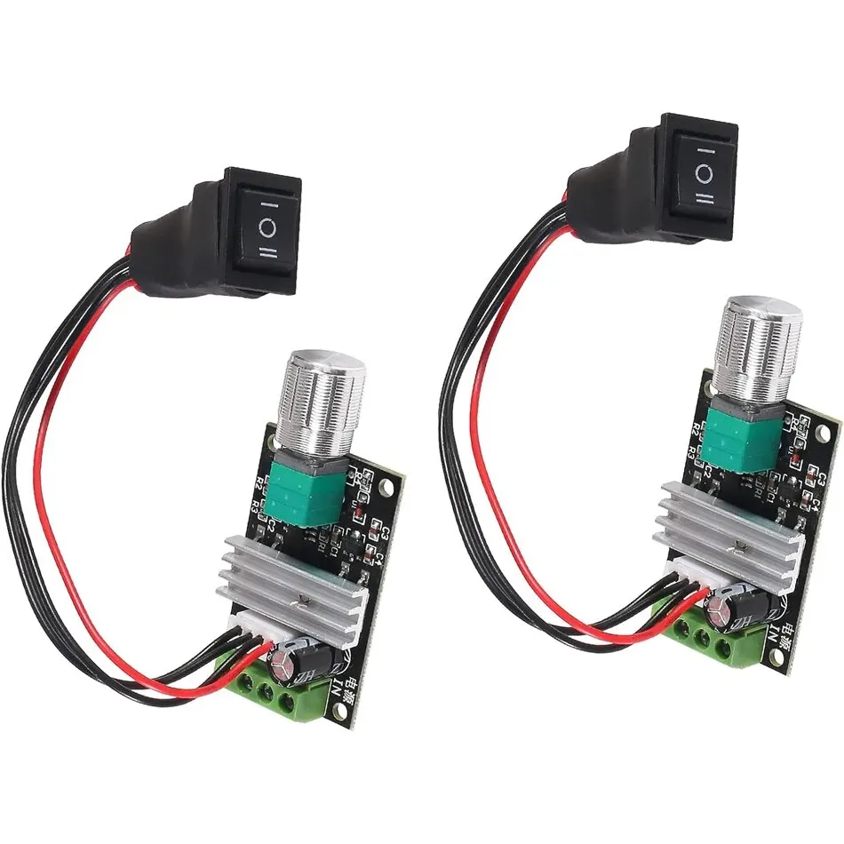 2-Pack-6V-12V-24V-28V-3A-80W-1203BB-DC-Motor-Speed-Controller-PWM-Speed ...