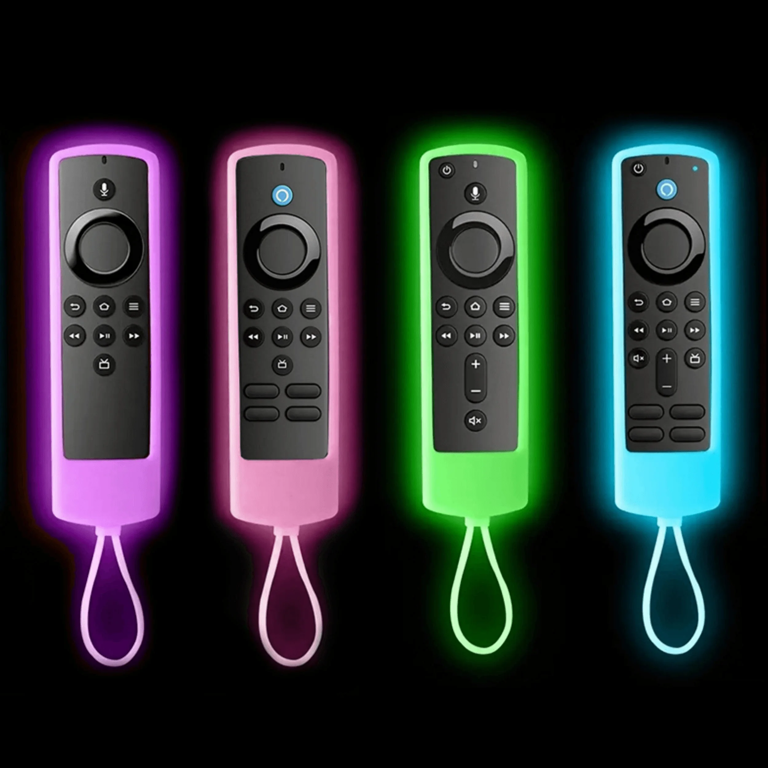 Glow-In-The-Dark-Silicone-Remote-Cover-For-FireStick-Streaming-Media ...