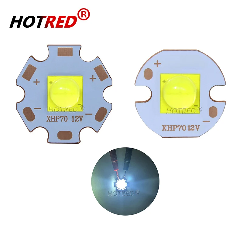 Epileds 7070 20W 12V 6V Led replace MKR XHP70 XHP50 LED Emitter Cool ...