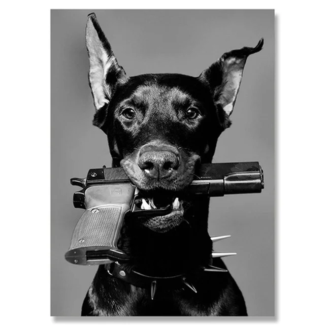 Funny Dogs With Guns