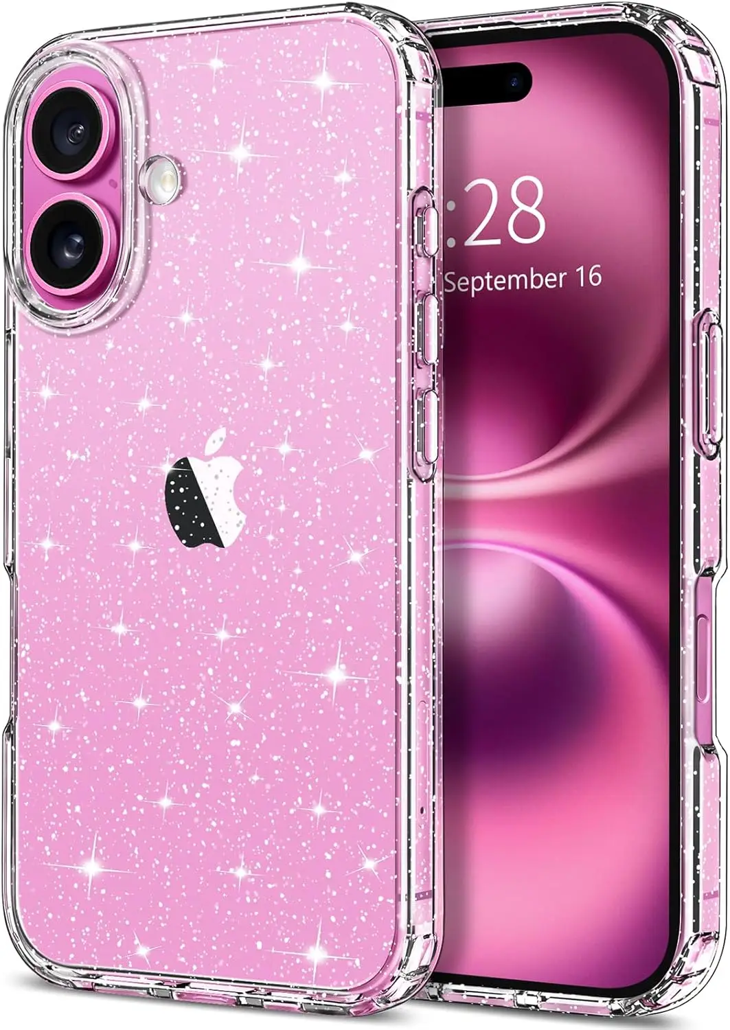 Coque-de-t-l-phone-transparente-paillettes-pour-femmes-et-filles-coque ...