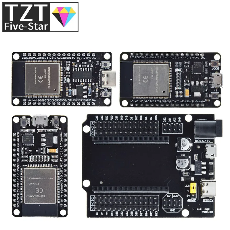 Generic Esp32 Development Board Type C Usb Ch340c Wifibluetooth Ultra Low Power Dual Core Esp32
